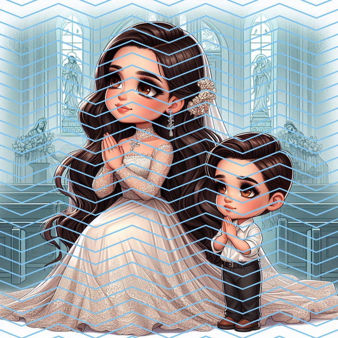 Praying Chibi Girl Wrap, Png Design, Sublimation - Etsy