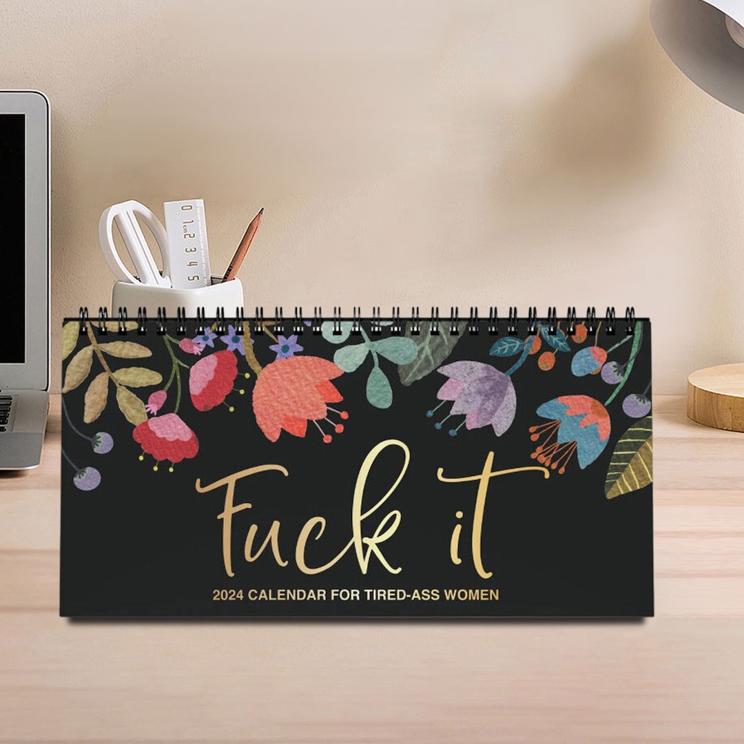 2024 Calendar Funny 2024 Calendar Gift Swear Quote Calendar - Etsy New ...