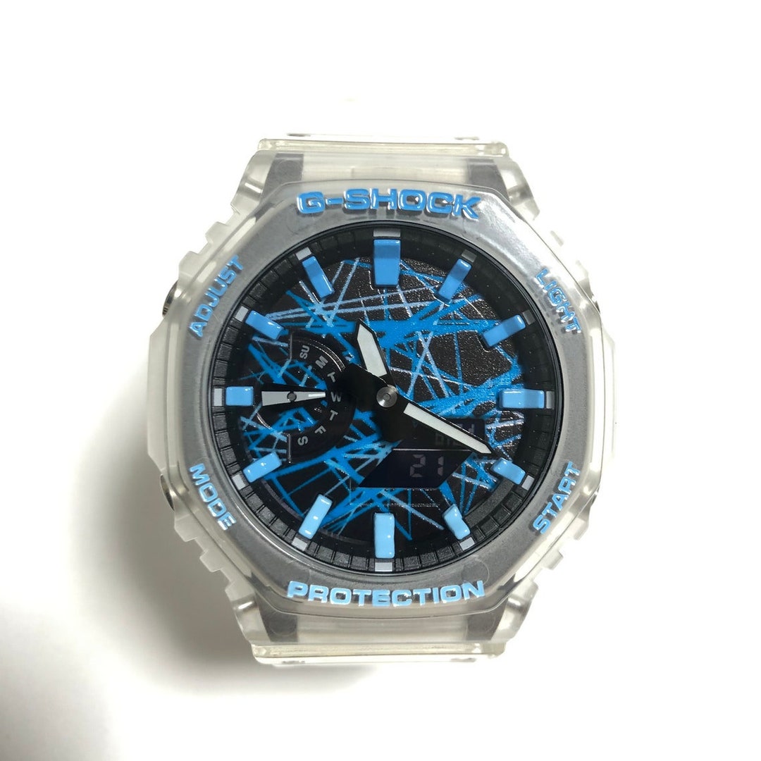 G-shock Ga-2100-ske Custom Paint Sky Blue Terra - Etsy