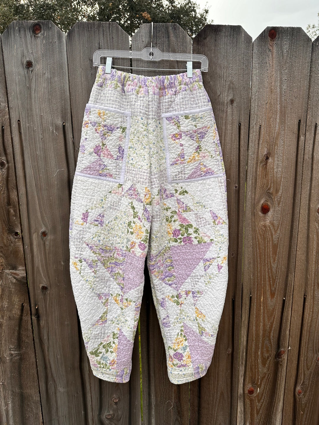 Barrel Leg Wide Leg Quilt Pants Convertible - Etsy