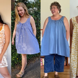 Shoreline Shift Dress Sewing Pattern | Beginner Friendly (PDF Pattern ...