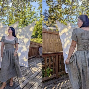 Corset-style Dress Sewing Pattern: Adjustable Fitted Bodice (PDF ...