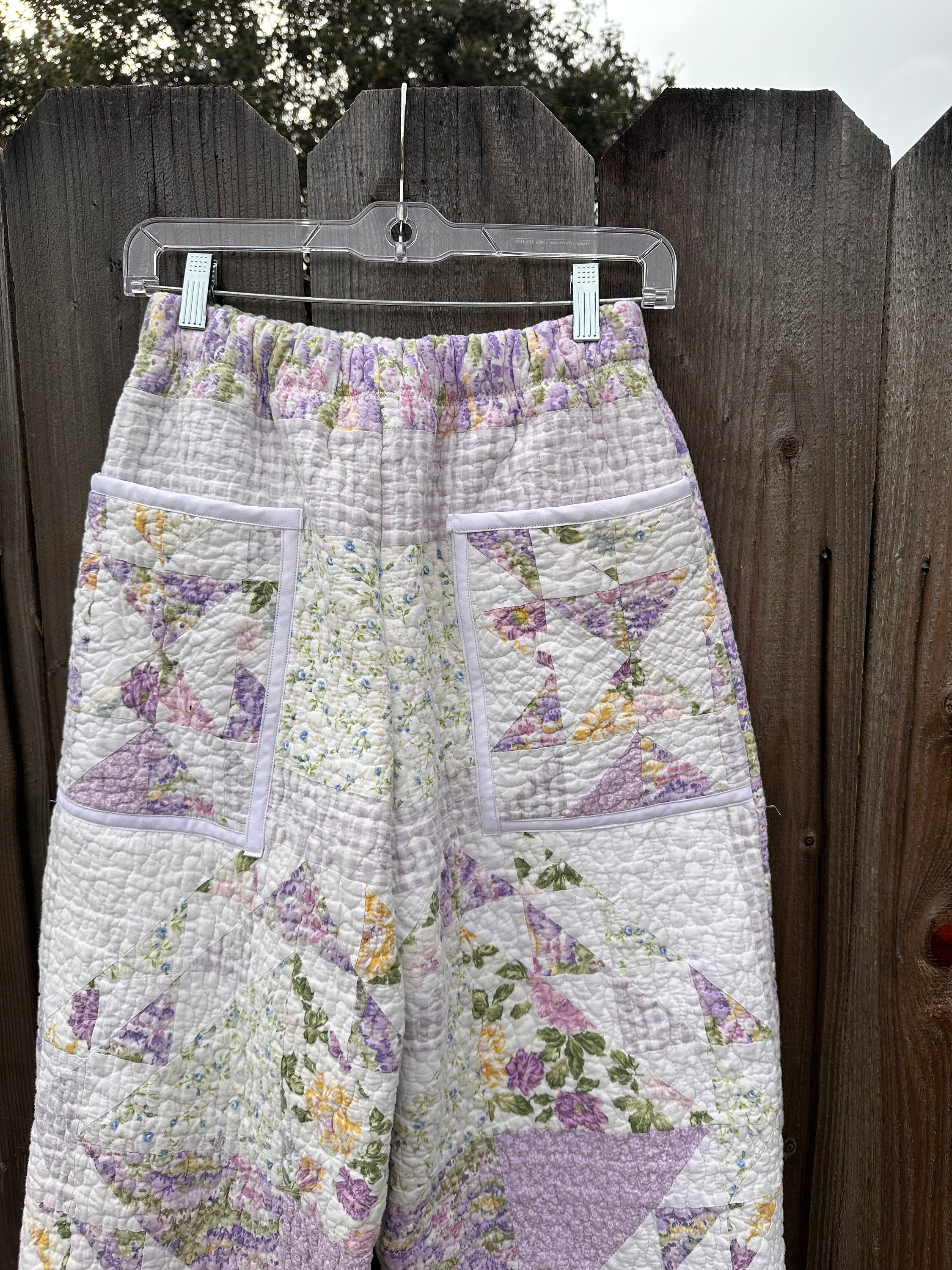 Barrel Leg Wide Leg Quilt Pants Convertible - Etsy