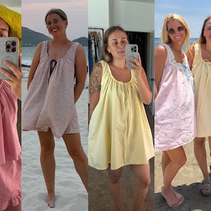 Shoreline Shift Dress Sewing Pattern | Beginner Friendly (PDF Pattern ...
