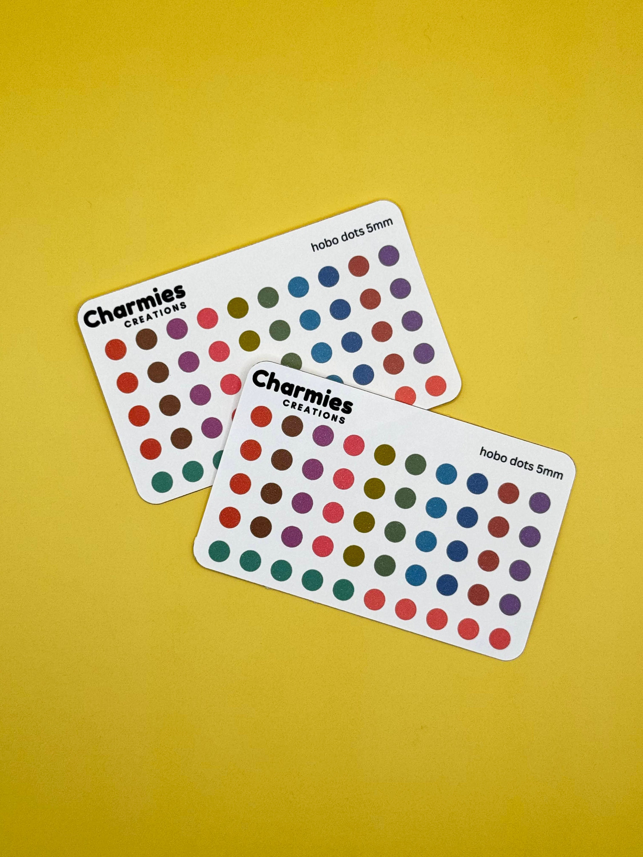Monthly Color-themed Dot Stickers - Inspired by Hobonichi Planner ...