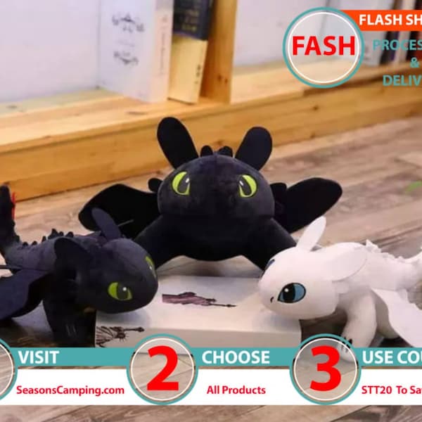 Toothless Plush Car - Etsy