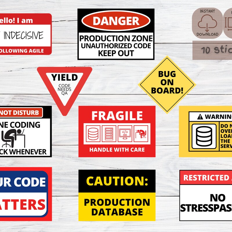 Programmer Stickers - Etsy