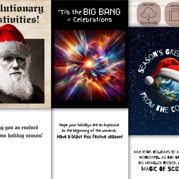 Science Christmas - Etsy
