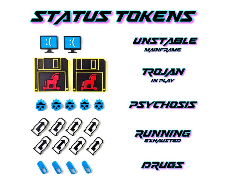 Neuroscape TCG Token Set - Etsy