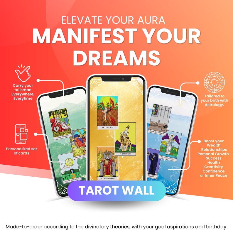 Personalized Tarot Phone Wallpapers Aligning Energies for Wealth ...