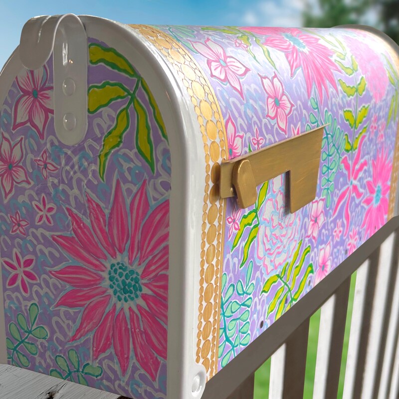 Hand Painted Mailboxes - Etsy