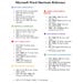 Microsoft Excell & Word Short Cut List - Etsy