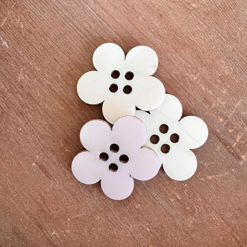 Flower Buttons, Acrylic Flower Buttons for Sweaters, Vest Buttons ...