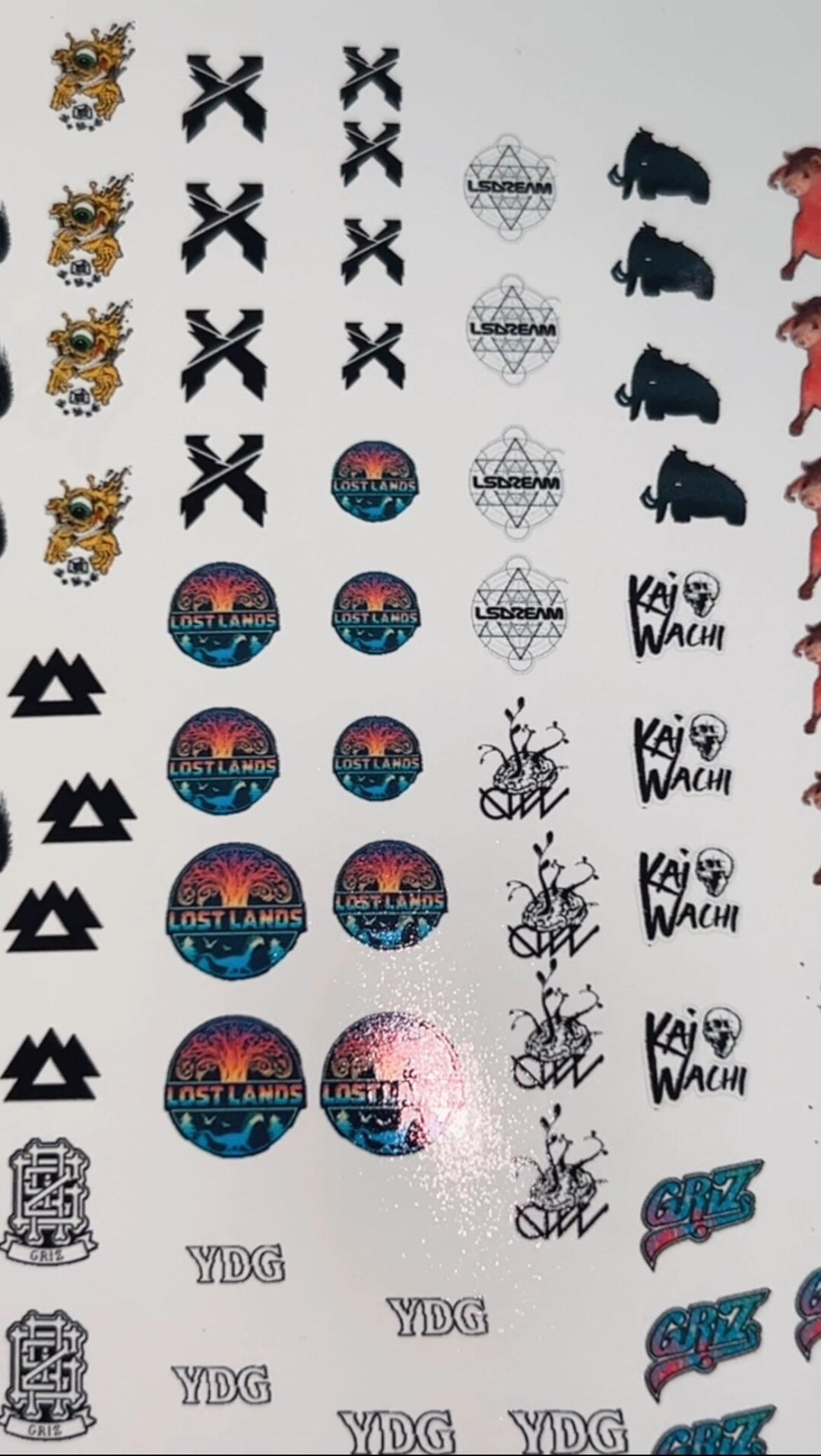 EDM H2o NAIL DECALS - Etsy