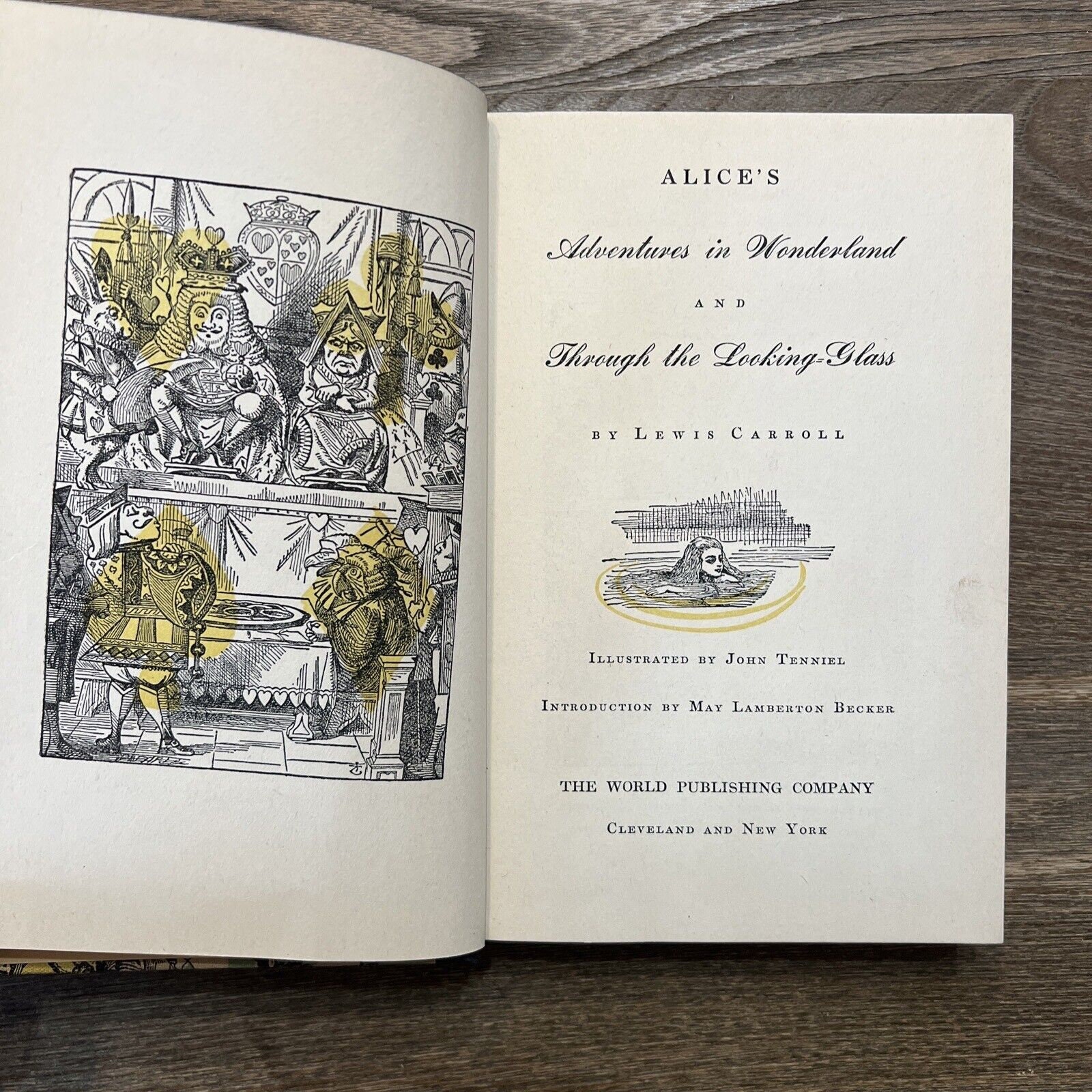 1946 Alices Adventures in Wonderland and Through the Looking Glass ...