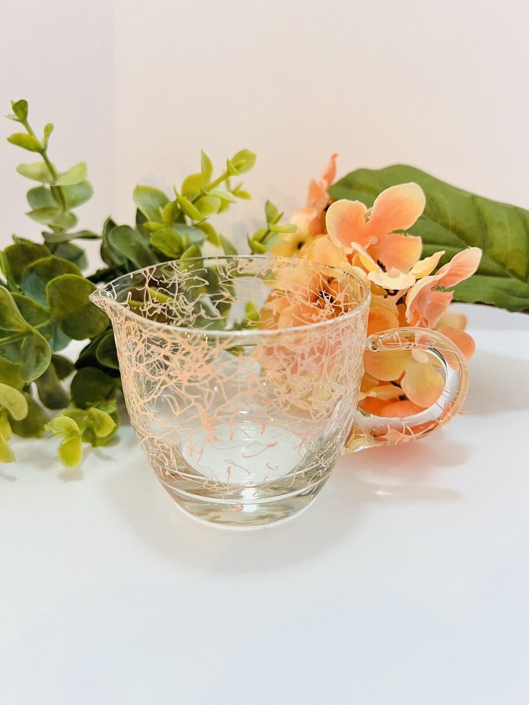 Vintage Hazel Atlas Gay Fad Studio Pink Splatter Paint Veiling Art ...