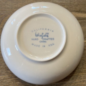 Vintage WINFIELD Pottery Porcelain 5.75 Dragon Flower Bowl Dish MCM - Etsy