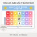 Weekly Visual Calendar, Toddler Visual Schedule, Daily Schedule, Weekly ...