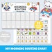 Morning and Bedtime Routine Flip Chart, Routine Chart for Toddlers ...