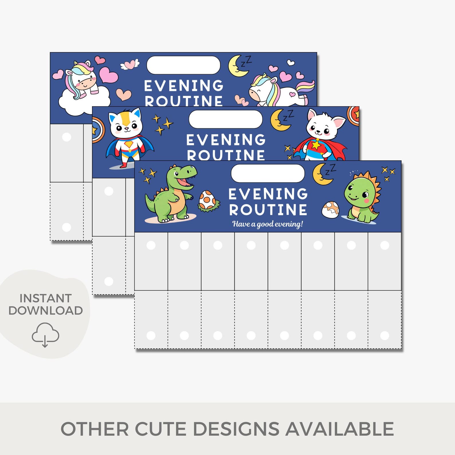 Bedtime Chart for Toddlers, Visual Schedule for Kids, Routine Flip ...