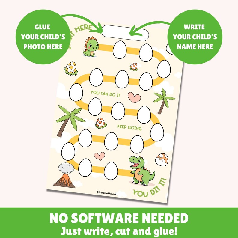 Behavior Chart Printable, Sticker Chart Printable, Reward Chart for ...