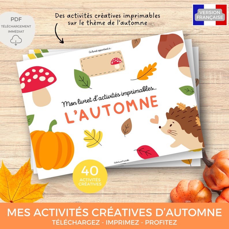 Printable Fall Creative Activity Pack, Printable Fall Activities for ...