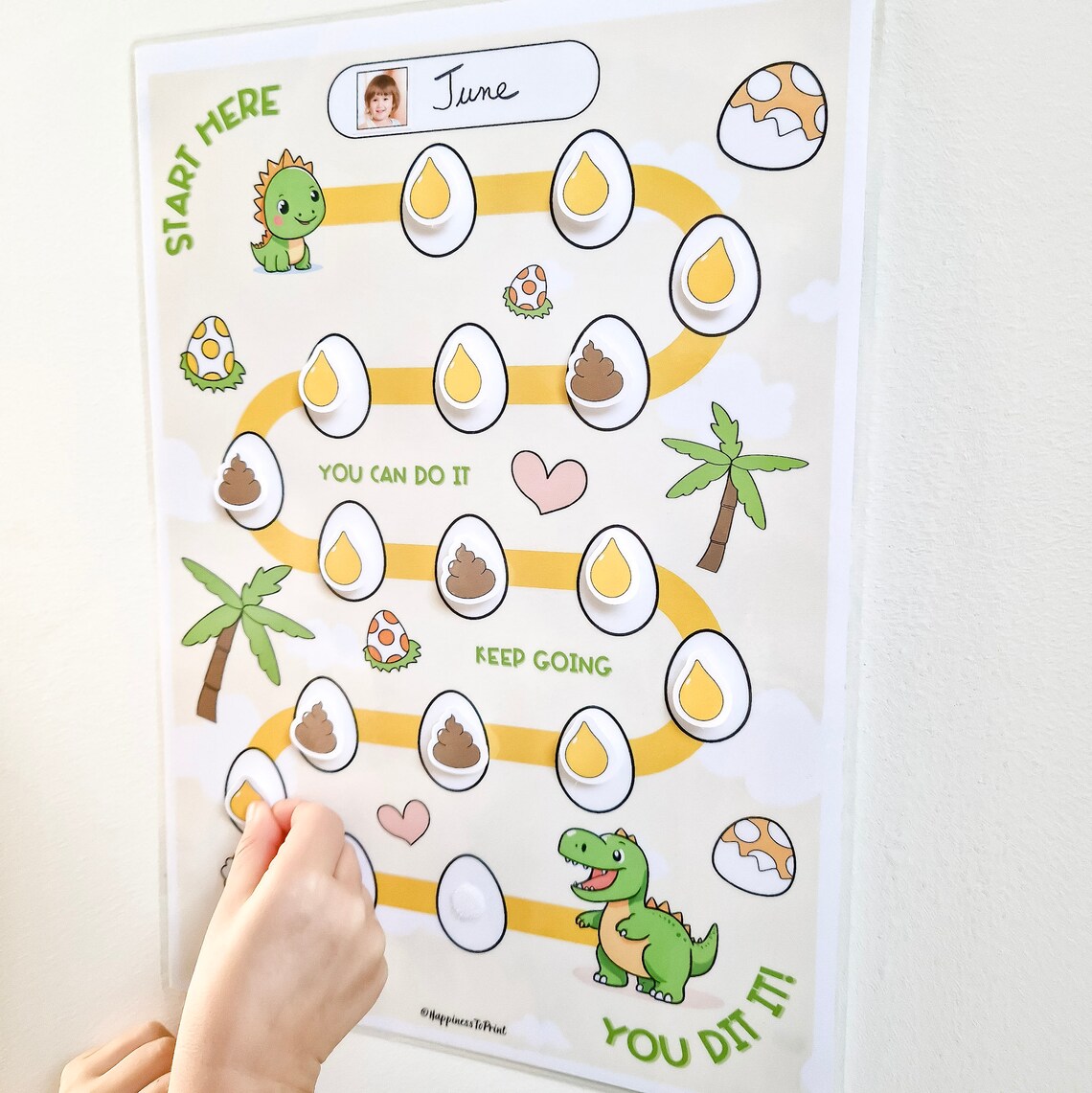 Potty Training Printable Chart for Kids Reward Behavior Chart for ...