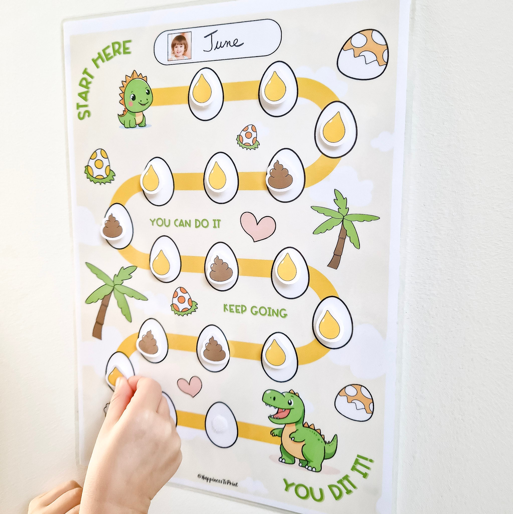 Potty Training Printable Chart for Kids Reward Behavior Chart for ...