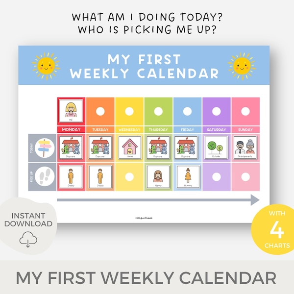 Toddler Schedule Printable - Etsy