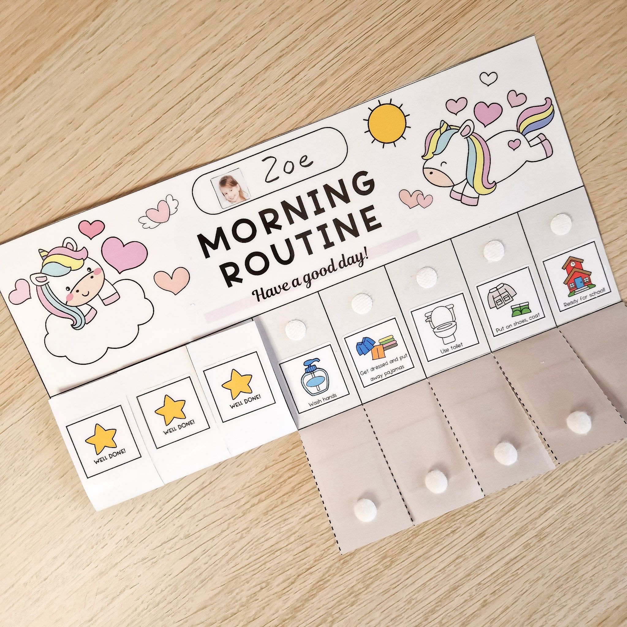 Morning Routine Printable for Kids Routine Chart for Toddlers Tracker ...