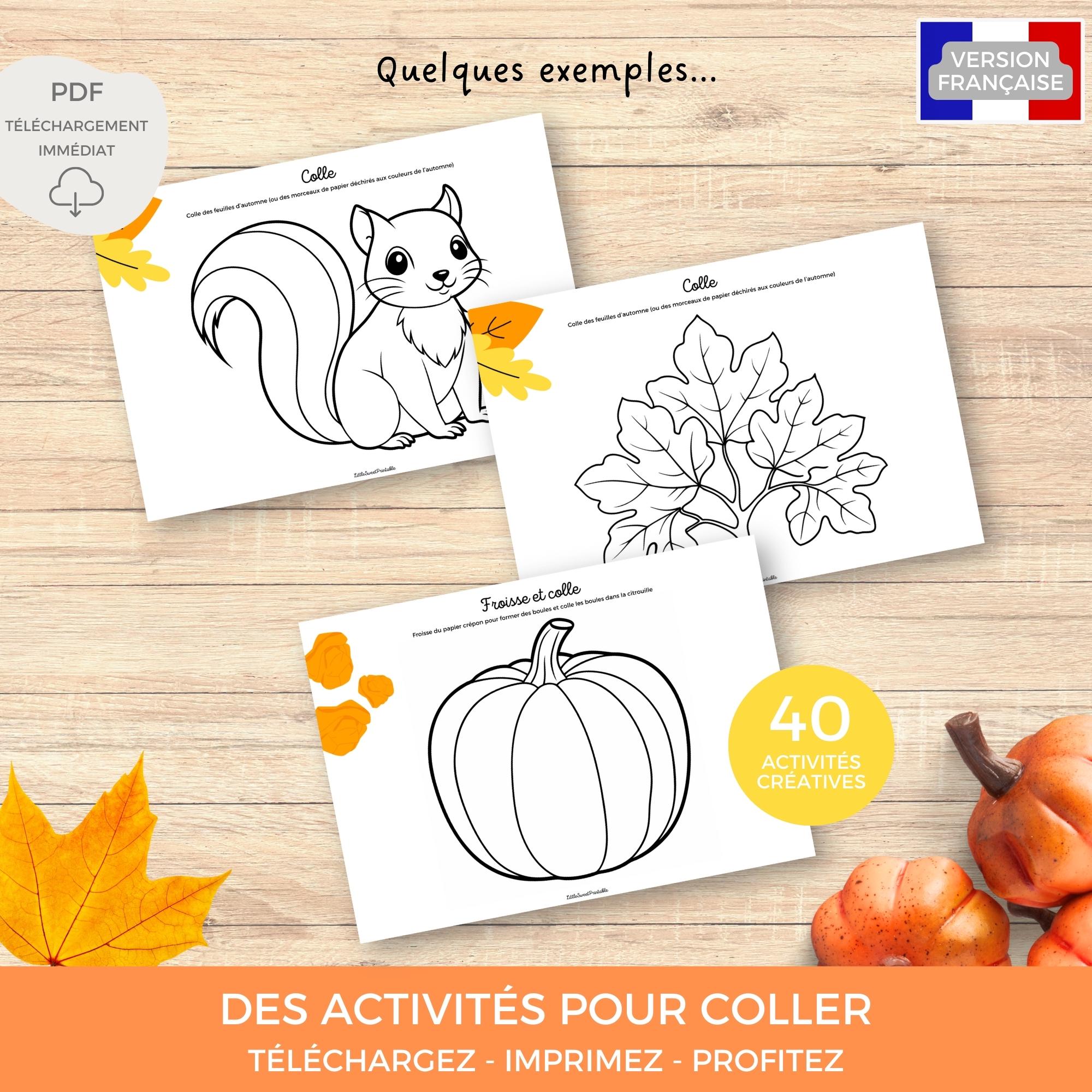 Printable Fall Creative Activity Pack, Printable Fall Activities for ...