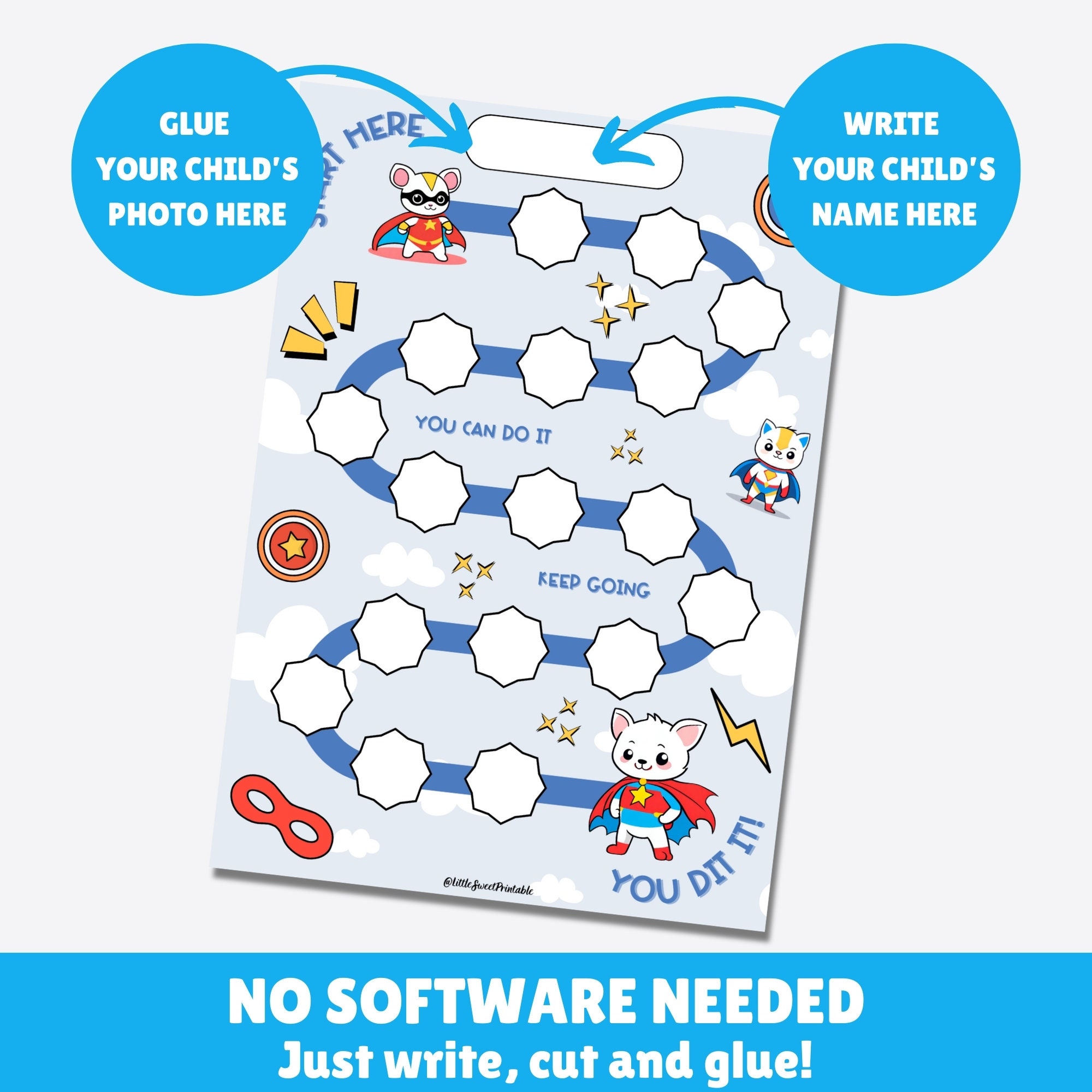 Potty Training Chart Printable, Toddler Potty Sticker Chart, Potty ...