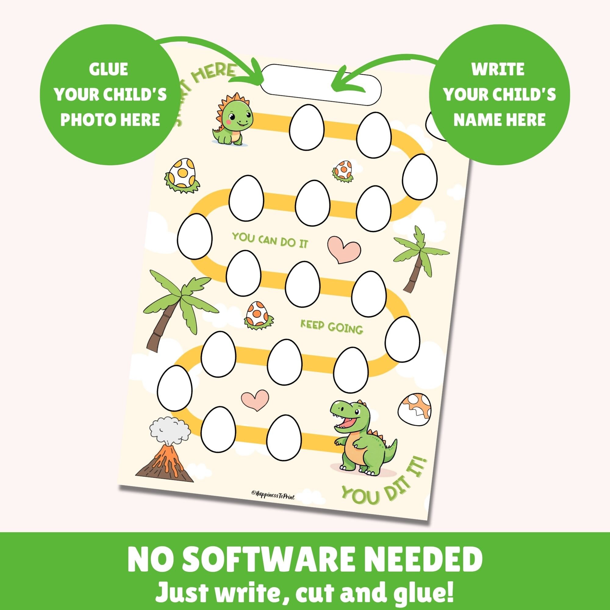 Potty Training Printable Chart for Kids Reward Behavior Chart for ...