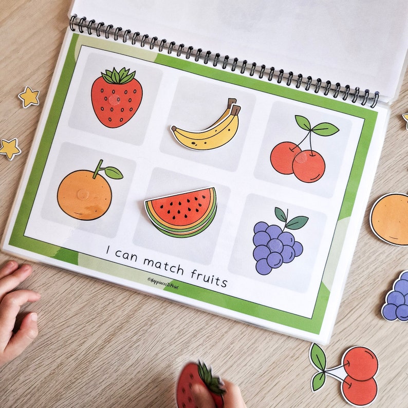 Toddler Busy Book Printable My First Busy Book Quiet Book Toddler Busy ...