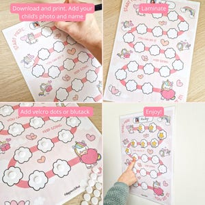 Behavior Chart Printable, Sticker Chart Printable, Reward Chart for ...