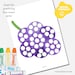 Do a Dot Printable, Fruits Vegetables Dot Marker Pages, Easy Kids ...