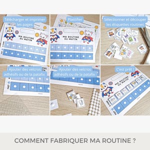 Morning and Bedtime Routine Chart, Routine Chart for Kids, Daily ...