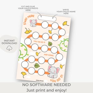 Reward Chart for Kids, Reward Sticker Chart, Bedtime Reward Chart ...