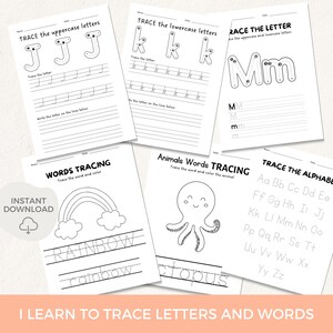 Preschool Kindergarten Learning Bundle, 450 Printable Worksheets ...