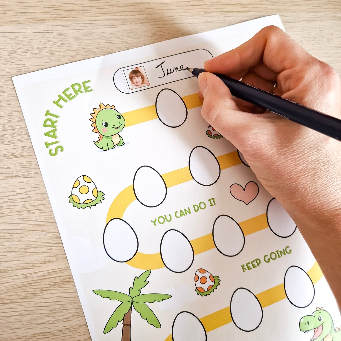 Behavior Chart Printable, Sticker Chart Printable, Reward Chart for ...