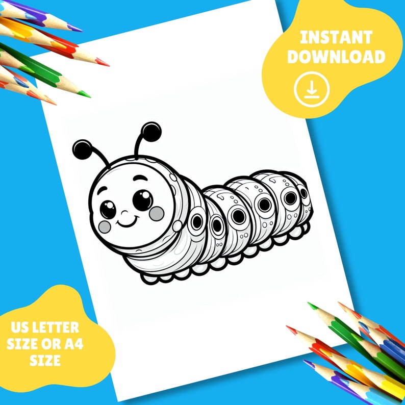 Summer Coloring Pages for Kids, Printable Coloring Book, Coloring ...