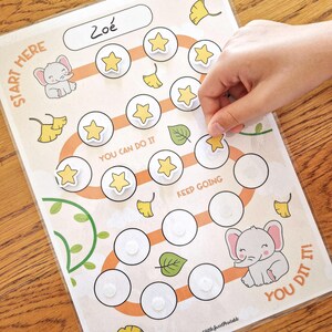 Reward Chart for Kids, Reward Sticker Chart, Bedtime Reward Chart ...