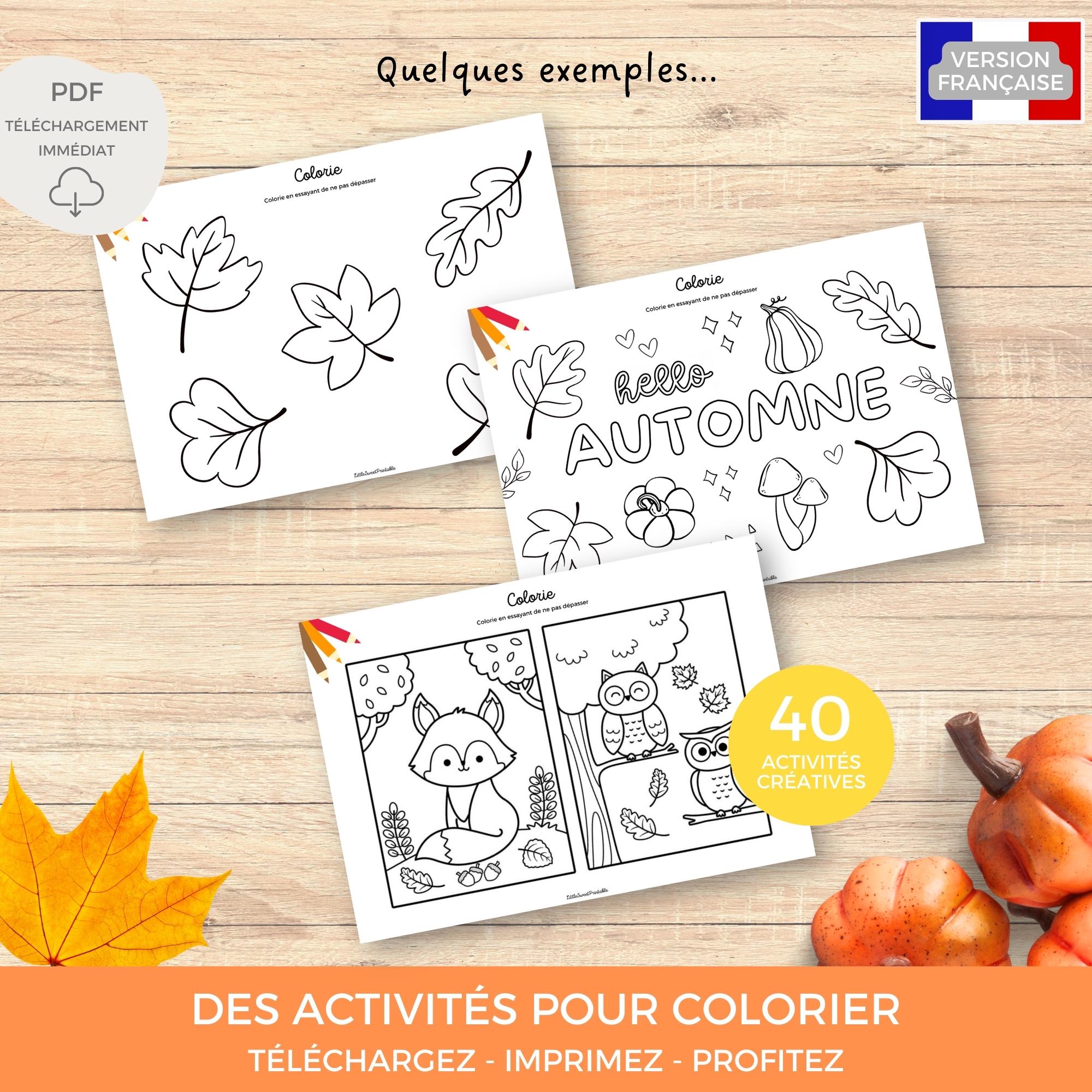 Printable Fall Creative Activity Pack, Printable Fall Activities for ...