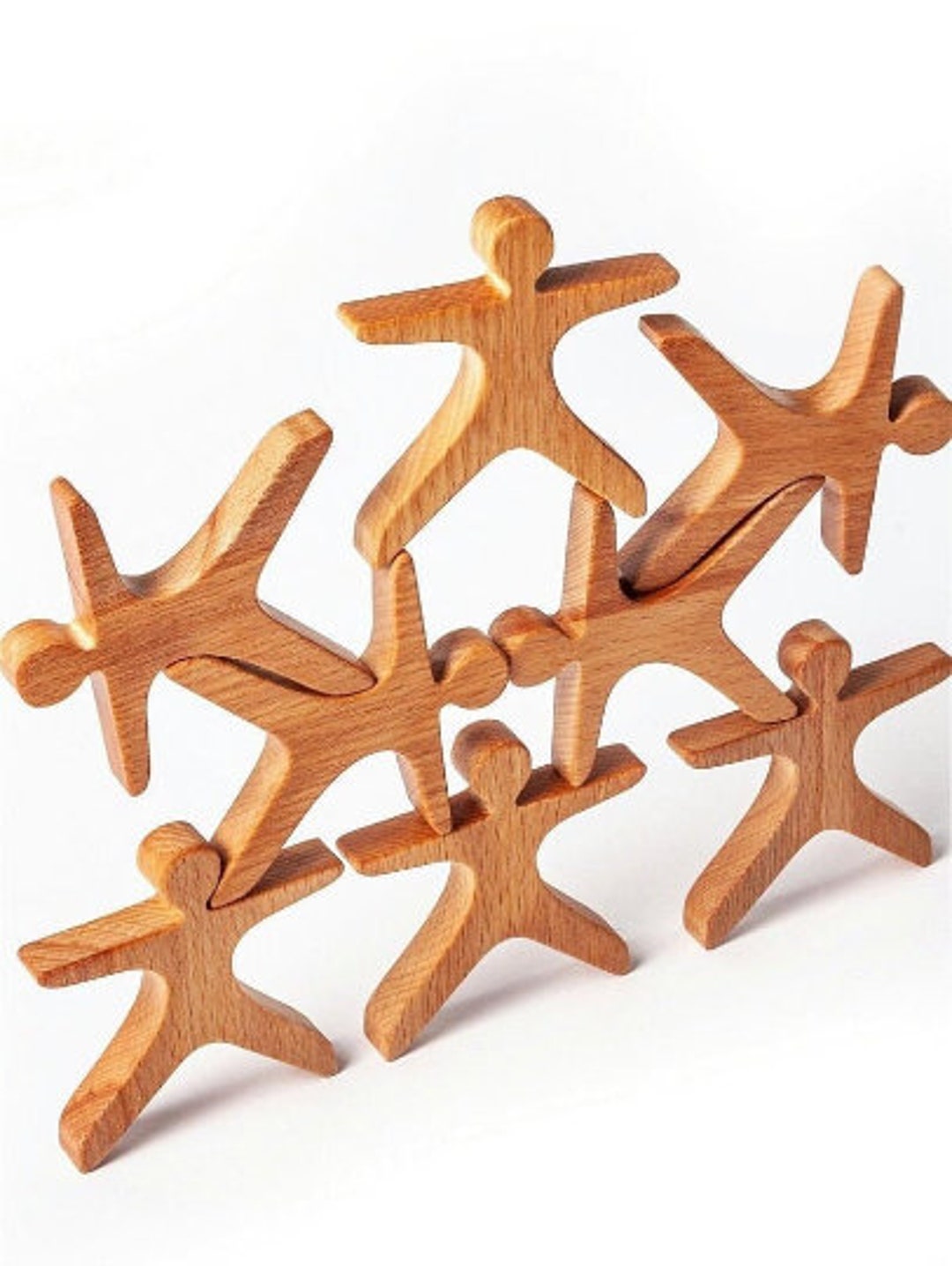 Wooden Balancing Toy, 20 Pcs, Stacking Toy, Montessori // Production ...