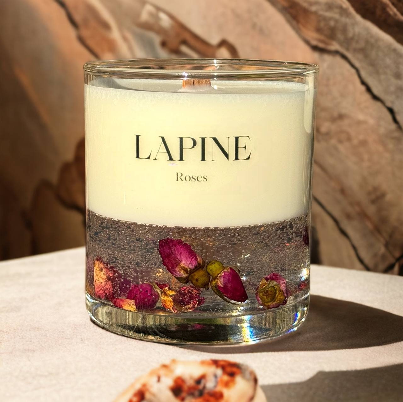 Natural Gel Wax and Soy Wax Candle. Handmade and Hand Poured Premium Quality Candles. Roses ...