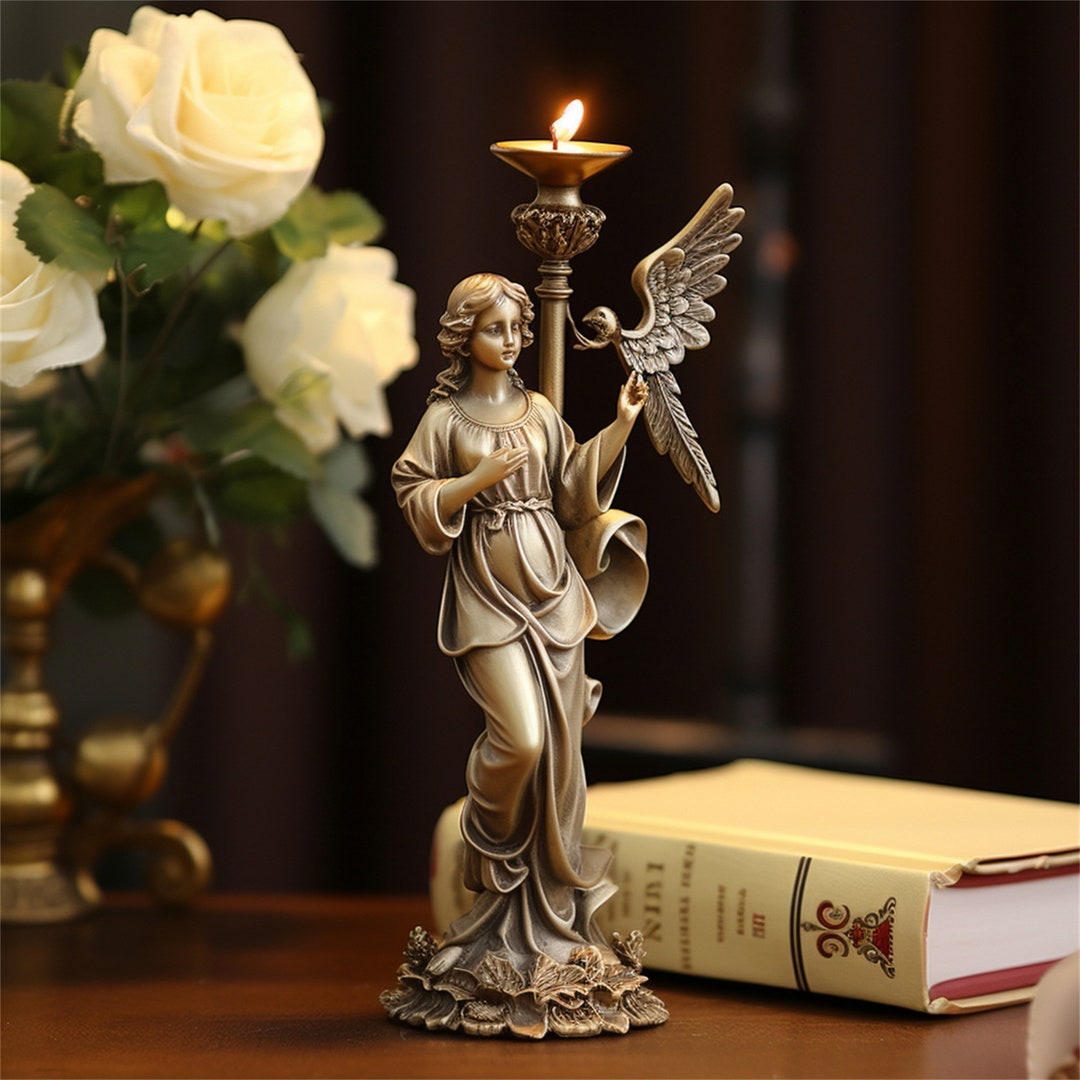 French Retro Creative Candlestick for Unique Home Decor - Etsy