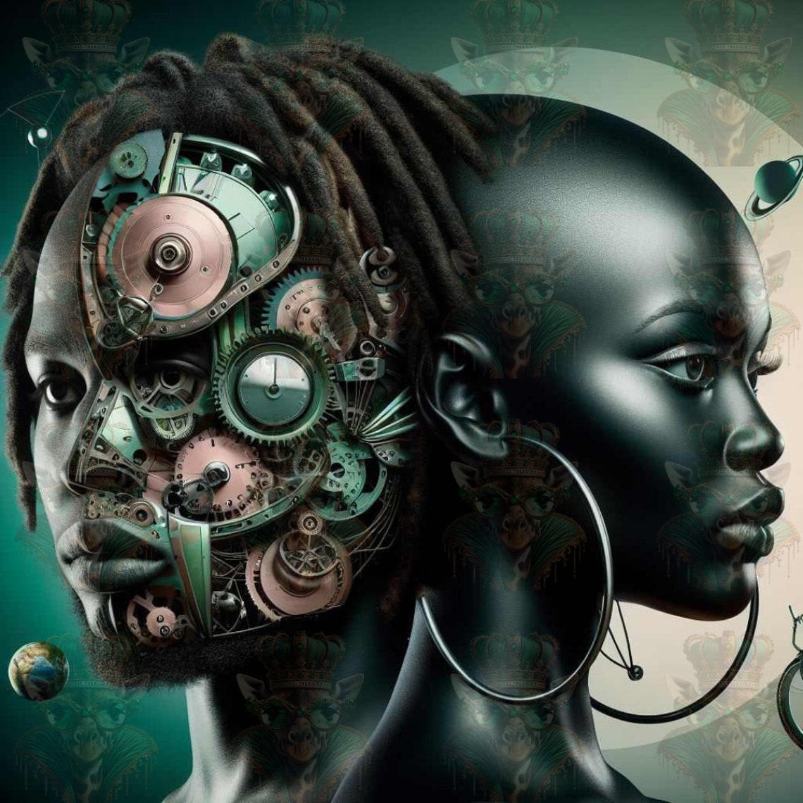 Afro-futurism Digital Art Bundle - Etsy
