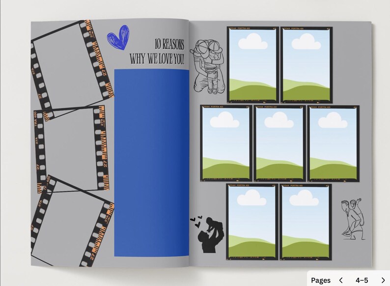 Editable Canva Template: Best Dad Magazine - Customizable Father’s Day ...