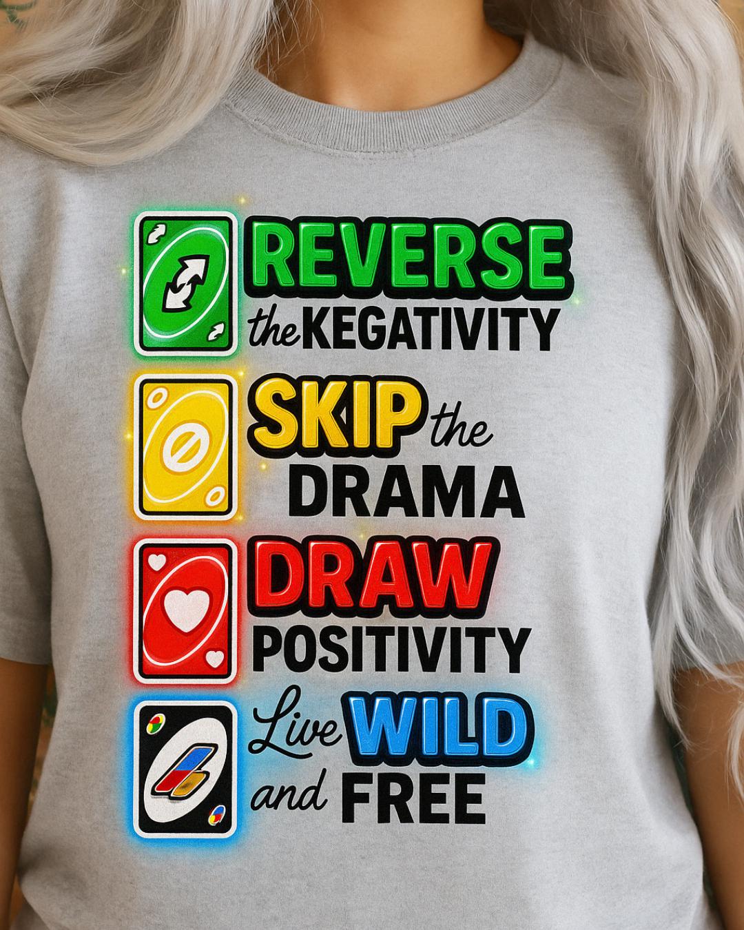 Inspired Motivational Quote PNG | “reverse Negativity Skip Drama Draw ...