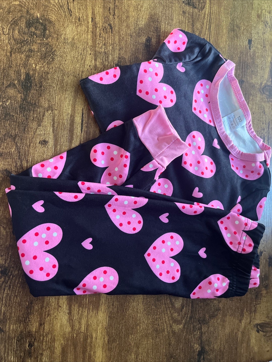 Personalised Girls Birthday Love Heart Pyjamas Ages 2-3 - Etsy